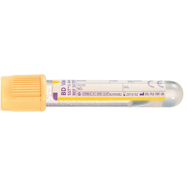 BD Vacutainer® Yellow SST II Advance Blood Collection Tubes – Premier ...