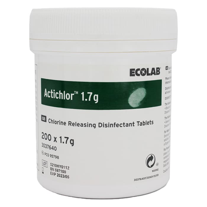 Actichlor Chlorine Cleaning & Disinfectant Tablets | 0.5g or 1.7g