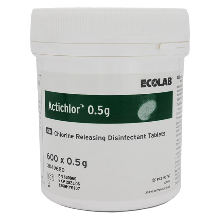 Actichlor Chlorine Cleaning & Disinfectant Tablets | 0.5g or 1.7g