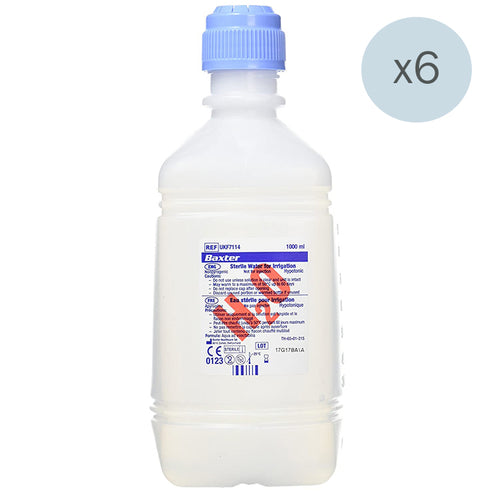Baxter Sterile Water for Irrigation | 1000ml Bottles | UK Delivery