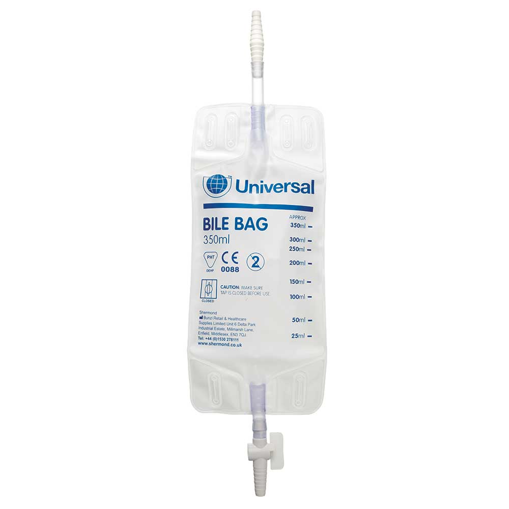 Universal Bile Drainage Bags for Nasogastric & Biliary Drainage