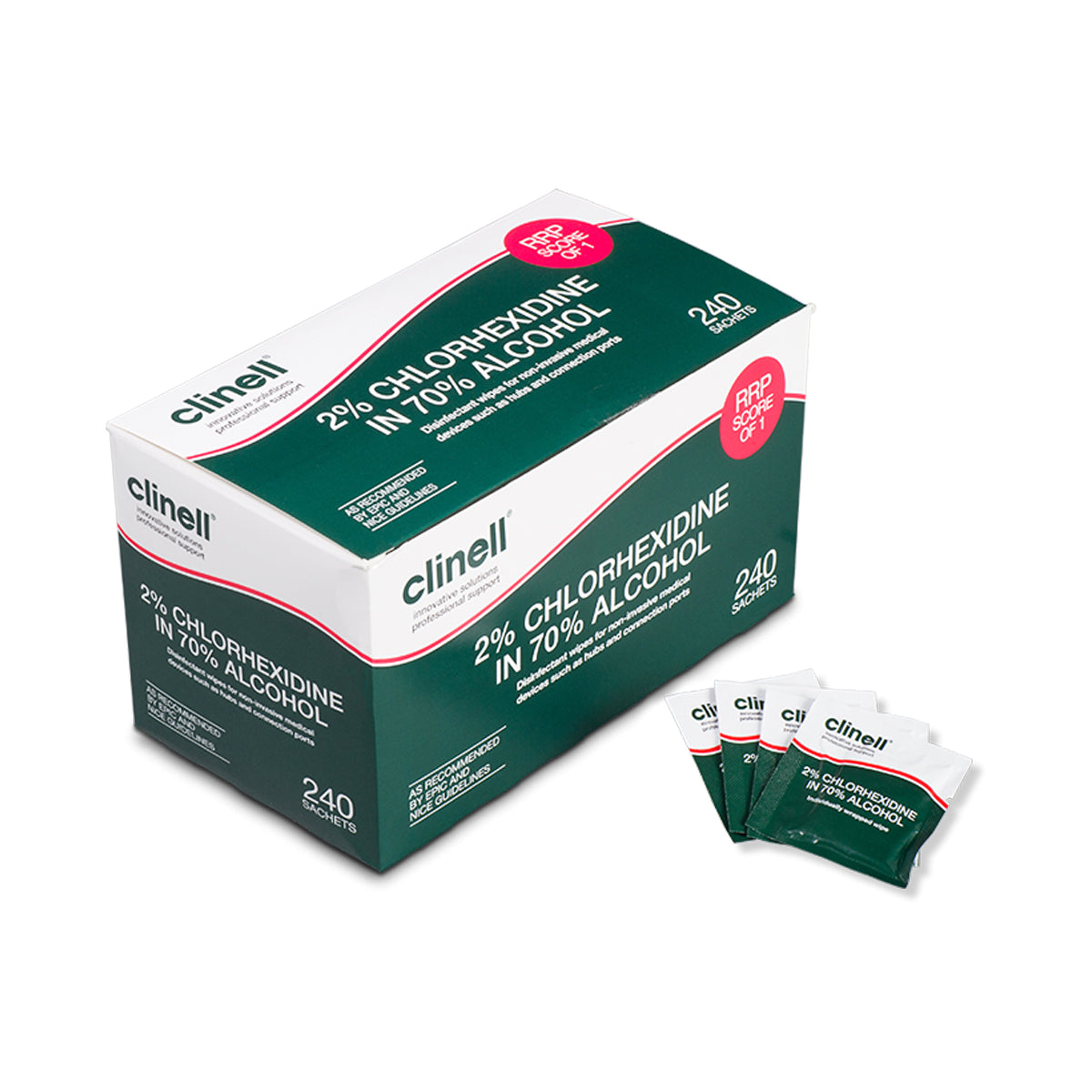 Clinell Alcoholic Chlorhexidine Wipes CA2C240 | Box of 240 – Premier ...