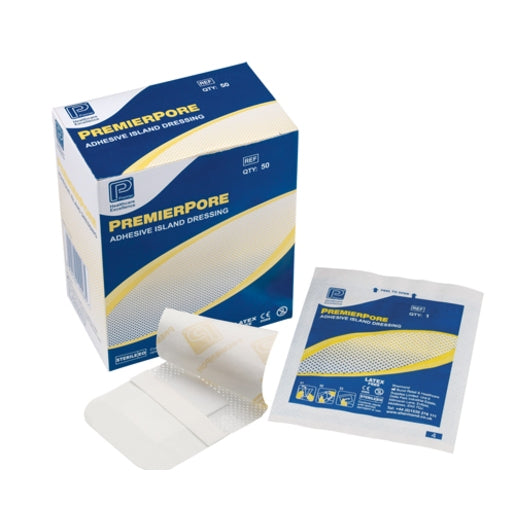 Premierpore Breathable Adhesive Island Dressings | Various Sizes