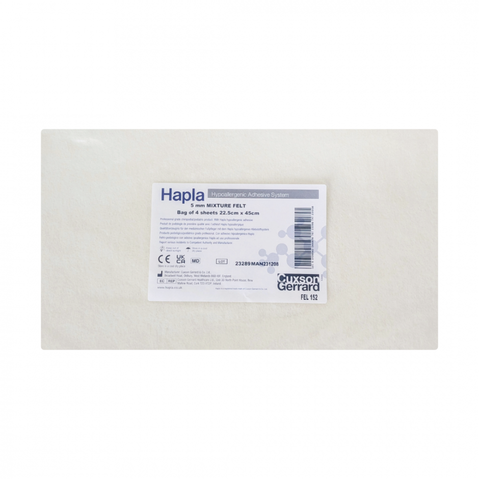 Pressure Relief Foam Padding & Adhesive Felt for Foot Care