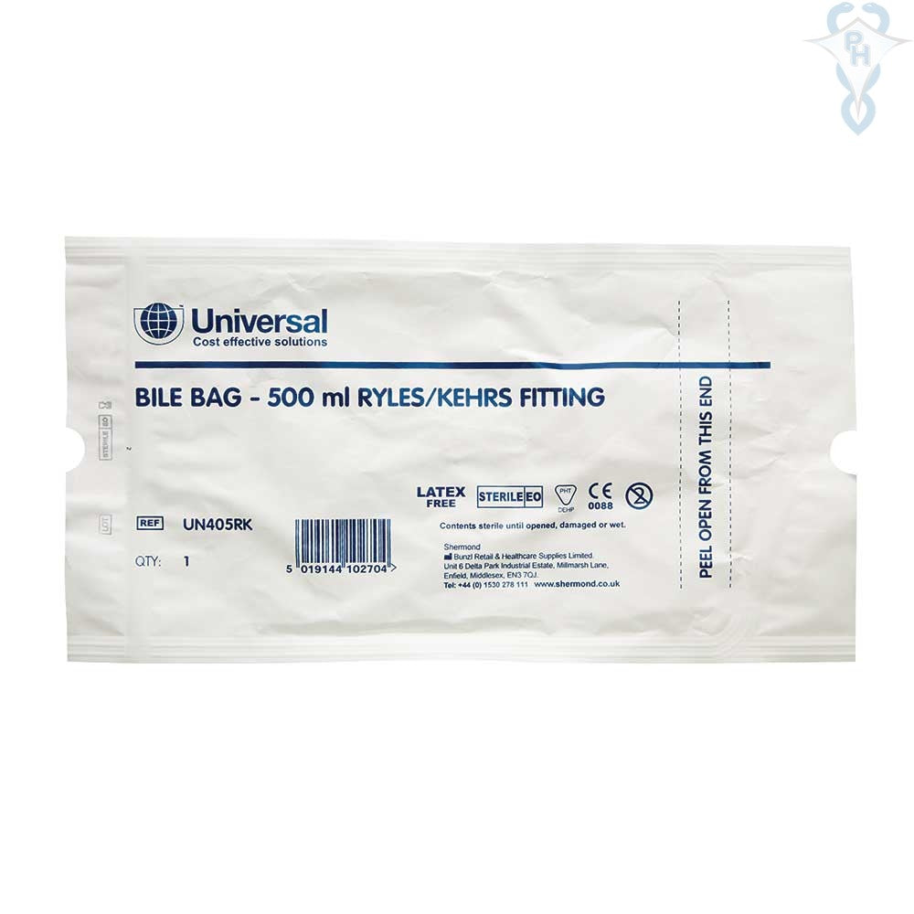 Universal Bile Drainage Bags for Nasogastric & Biliary Drainage