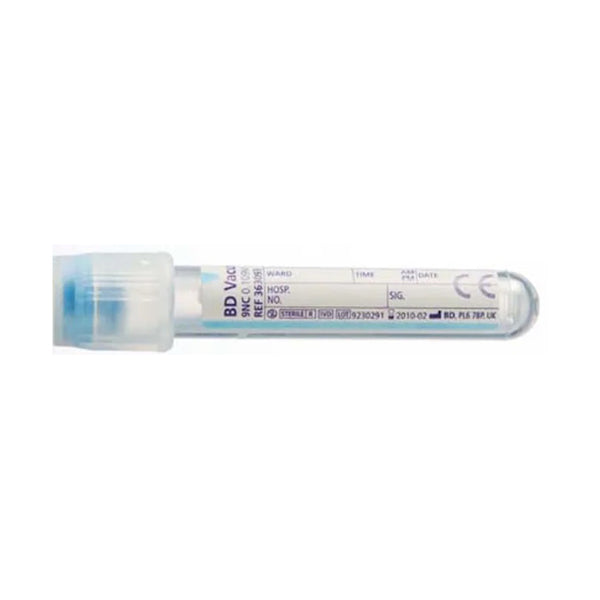 BD Vacutainer® Blue Citrate Blood Collection Tubes| Box of 100 ...